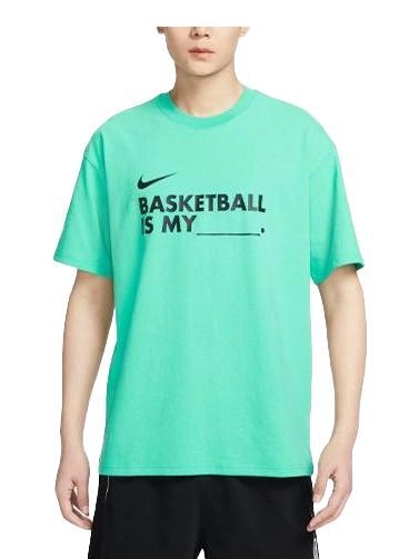 Nike Basketball Is My T-shirt 'lake Green - Green/multi-color