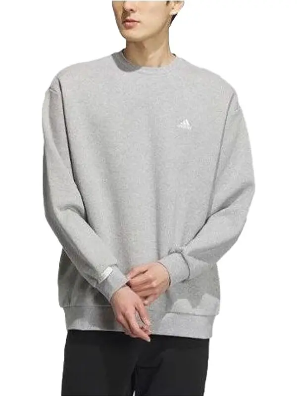 Adidas Logo Crew Sweatshirt - Grey