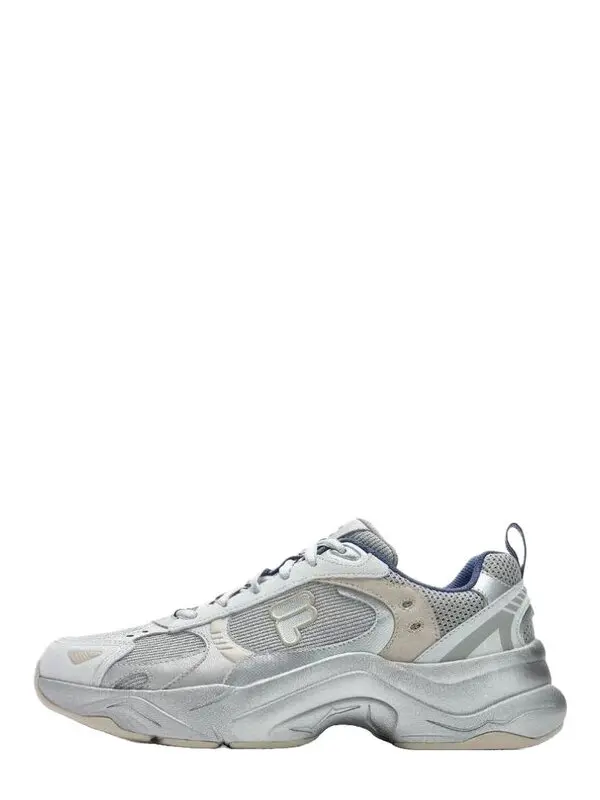 FILA FUSION Silver" Sneakers - Silver/grey