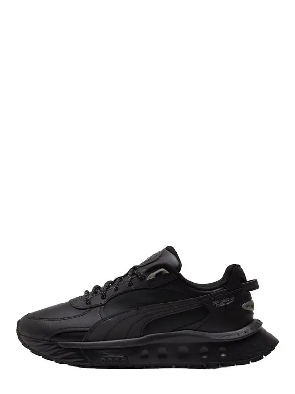 PUMA Wild Rider Reflective Low Top Sneakers - Black