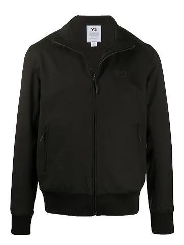 Adidas Y-3 Embroidered Long Sleeve Jacket - Black