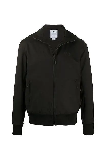 Adidas Y-3 Embroidered Long Sleeve Jacket - Black