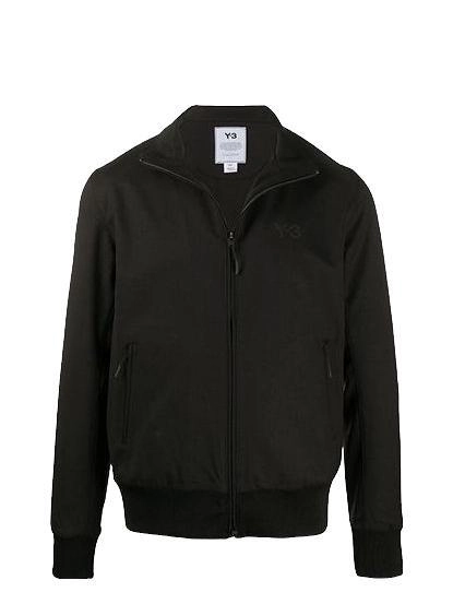 Adidas Y-3 Embroidered Long Sleeve Jacket - Black