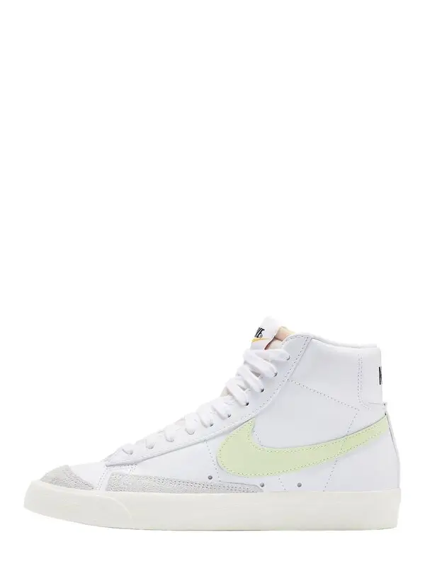 Nike Blazer Mid '77 High Top Sneakers - White/yellow