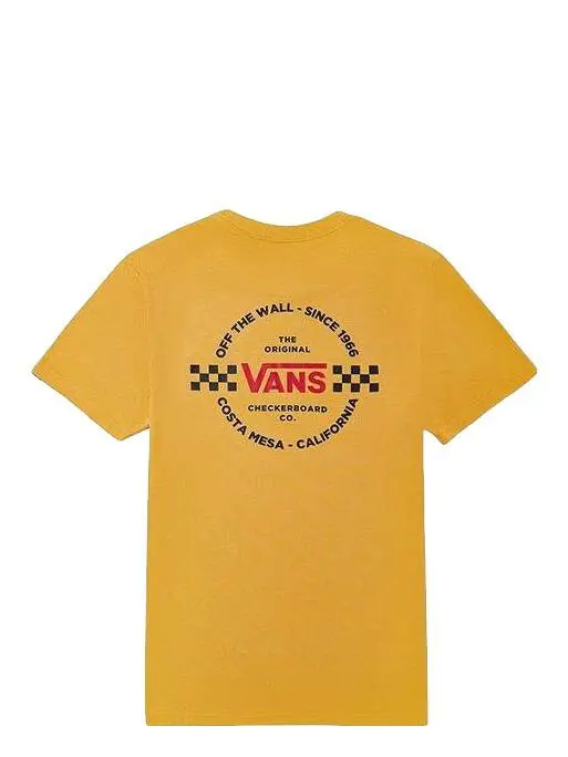 VANS Athleisure Casual Sports Short Sleeve - Yellow