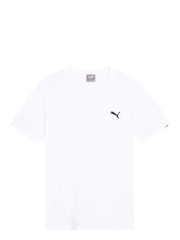 PUMA Essentials Logo Tee 'white - White/black