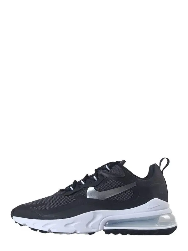 Nike Max 270 React Sneakers - Black/metallic Silver-white-wolf Grey