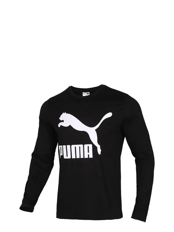 PUMA Long Sleeve Sports Running T-shirt - Black