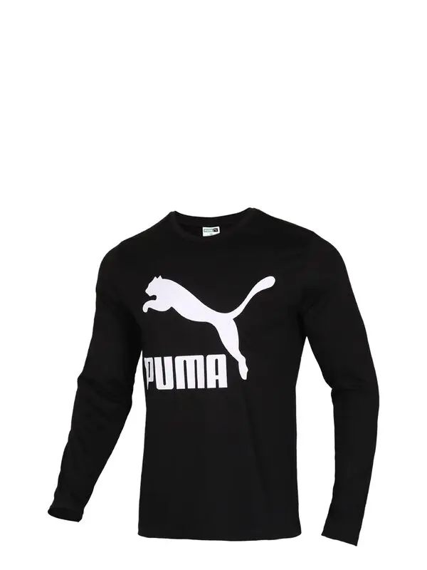 PUMA Long Sleeve Sports Running T-shirt - Black