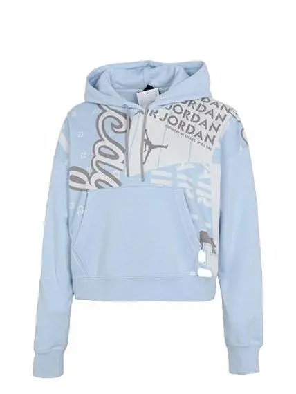JORDAN Air Funny Pattern Knit Short Pullover Hoodie - Default Color