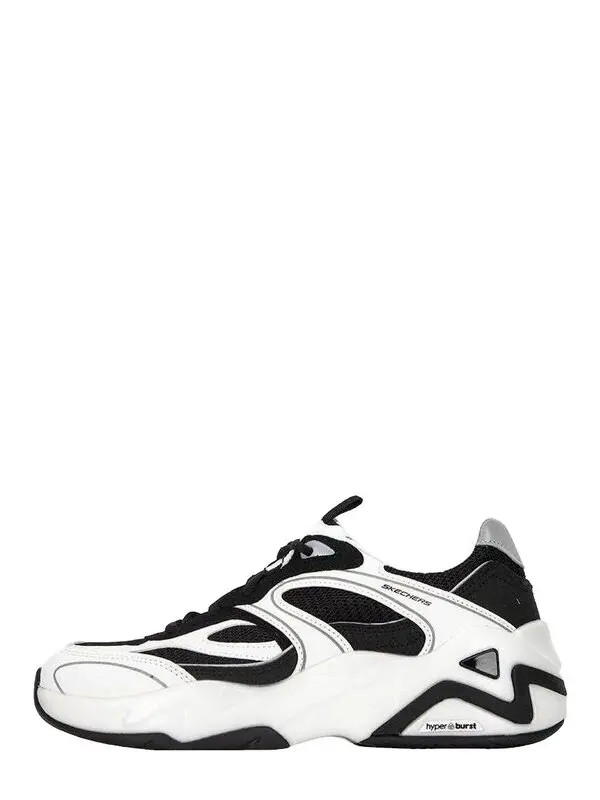 Sketchers Dlites Hyper Burst Sneakers - White/black