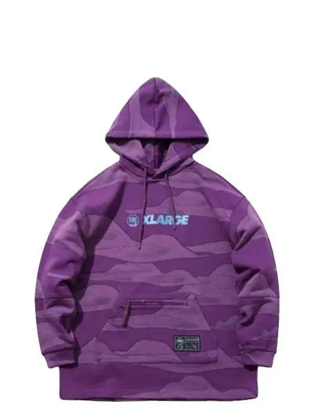 LI-NING Badfive X Xlarge Crossover Pullover Hoodie - Purple
