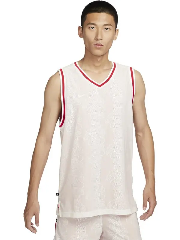 Nike Giannis Dri-fit Dna Basketball Jersey - Sail/white/white