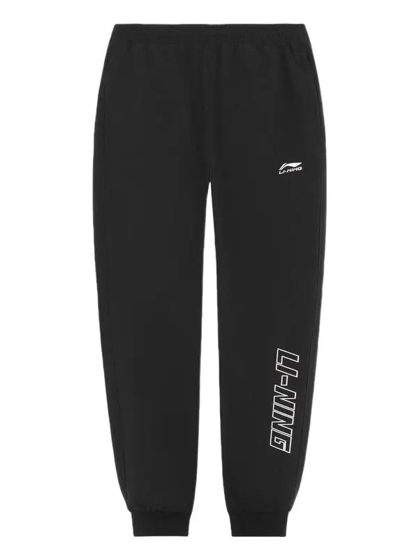 LI-NING Graphic Joggers Pants 'black - Black/white