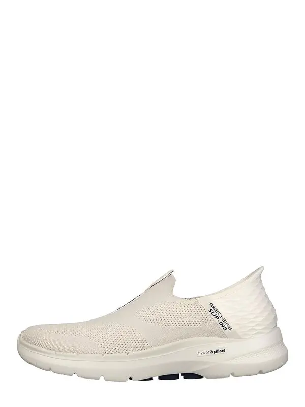 Sketchers Slip-ins Go Walk 6 Athletic Sneakers - Natural