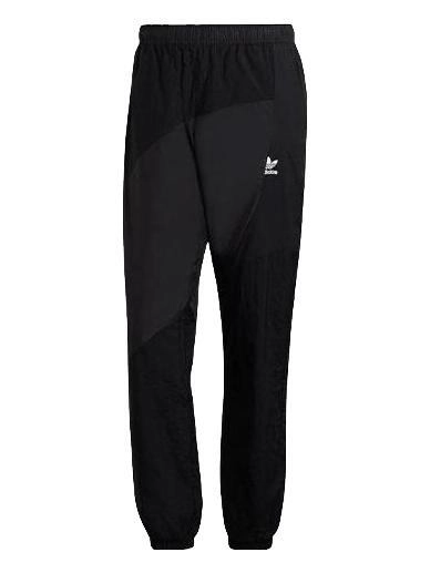 Adidas Originals Casual Solid Color Splicing Sports Pants/trousers/joggers Black - Multi-color