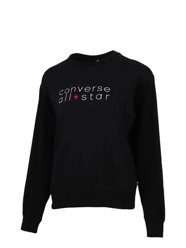 CONVERSE Chuck Taylor All Star Crewneck Sweatshirt - Black