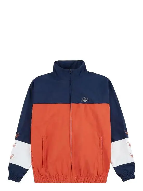 Adidas Originals Colorblocked Stand Collar Jacket - Bluemulti-color