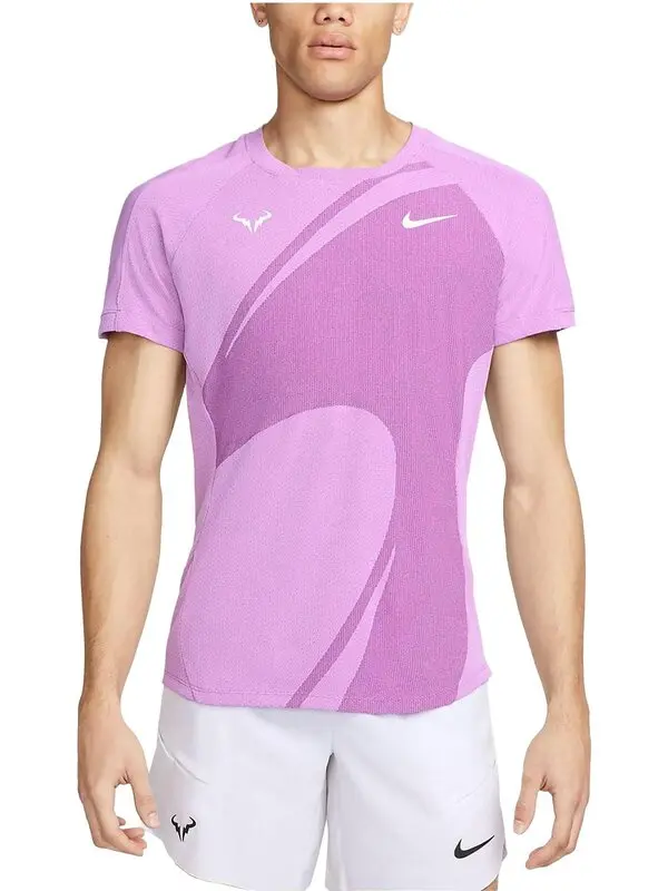 Nike Dri-fit Adv Short-sleeve Tennis Top - Rush Fuchsia