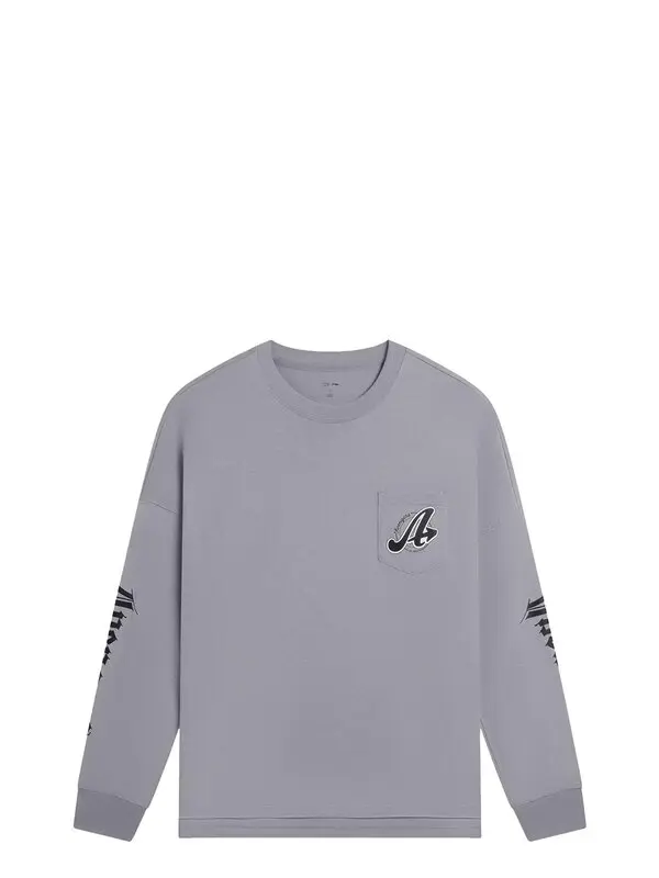 LI-NING X Marvel Graphic Sweatshirt - Grey/black