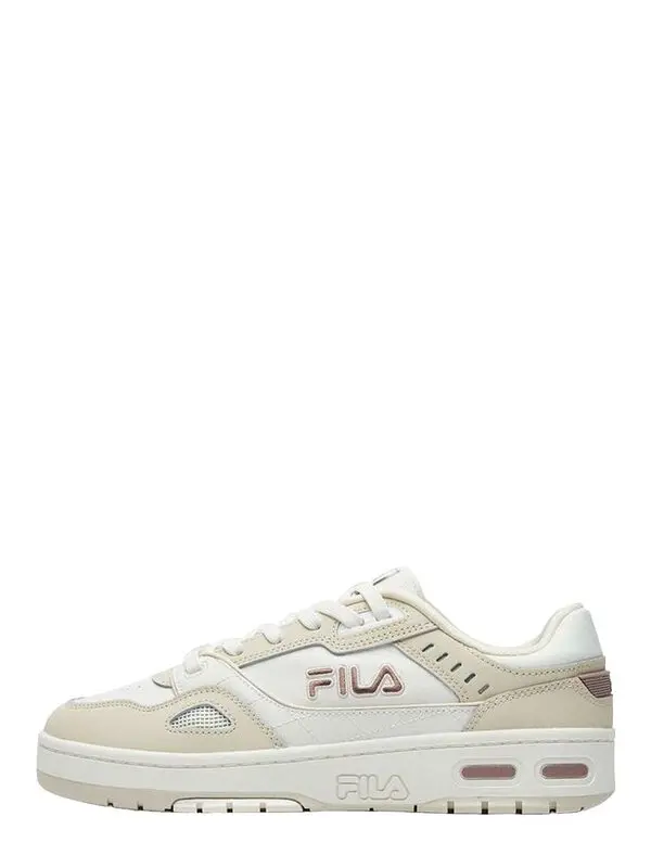 FILA Heritage Basketball Vntg Beige Low Top Sneakers - Creamy