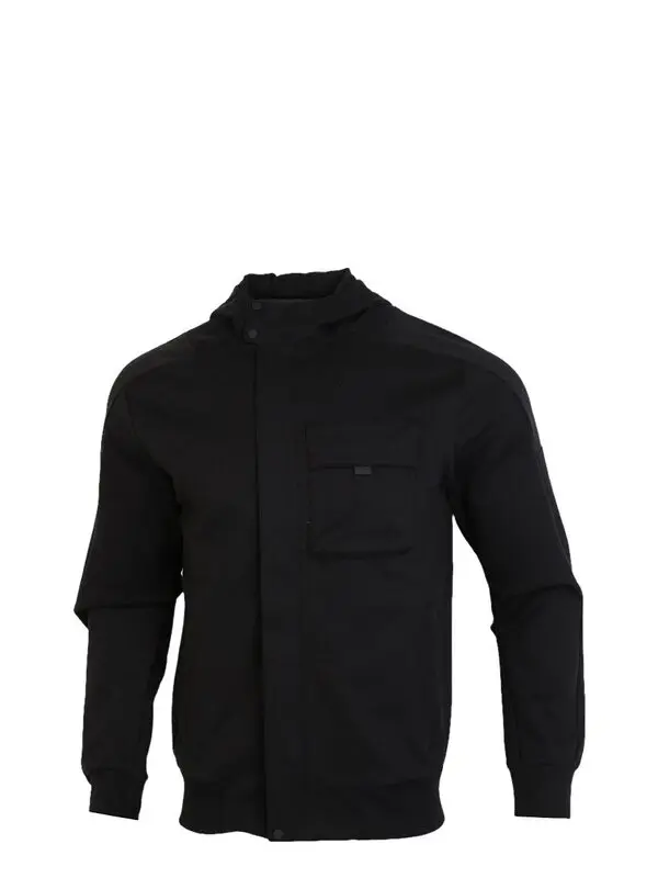 Adidas Th Htt Peach Sports Hooded Windproof Jacket - Black