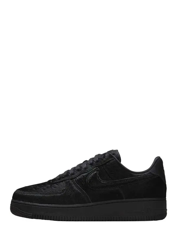 Nike Force 1 Low '07 Pony Hair Sneakers - Black