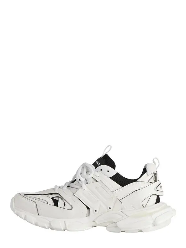 Balenciaga Track Sock Sneakers - White/black