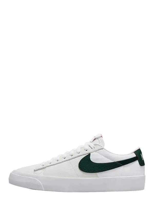 Nike Zoom Blazer Low Pro Gt Sb "orange Label" Sneakers - White/green