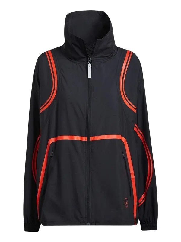 Adidas By Stella Mccartney Truepace Woven Jacket - Black/red