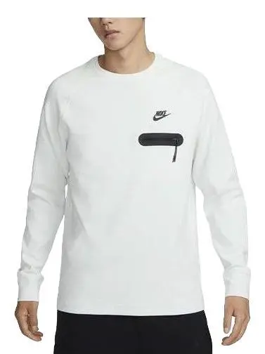 Nike Tech Fleece Long Sleeve Sweatshirt - White/multi-color