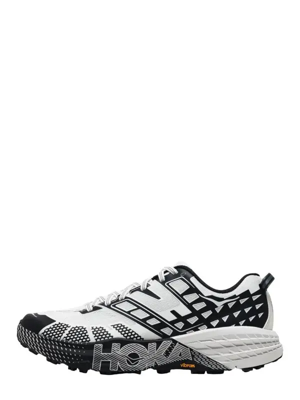 Hoka One One Speedgoat 2 Lace Up Sneakers - Black/frost