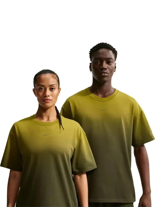 Nike Nocta Fleece Cs T-shirt 'moss Medium Olive - Moss/medium Olive