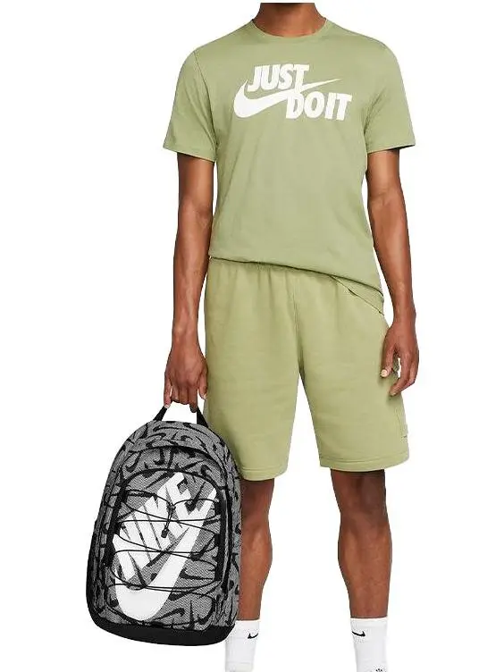 Nike Hayward Full Print Logo Backpack - Grayblack