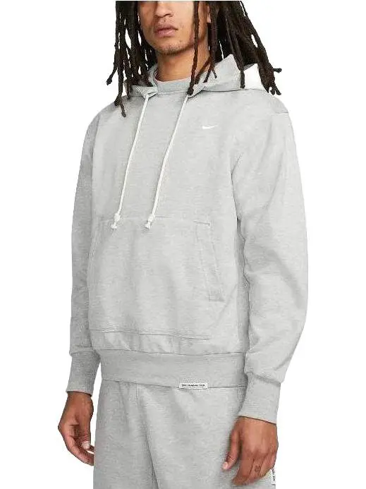 Nike Dri-fit Standard Issue Pullover Basketball Hoodie - Grey