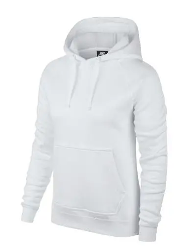 Nike Fleece Pullover Hoodie - White