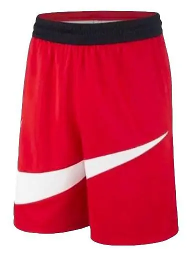Nike Sport Shorts With Large Swoosh Logo - Red