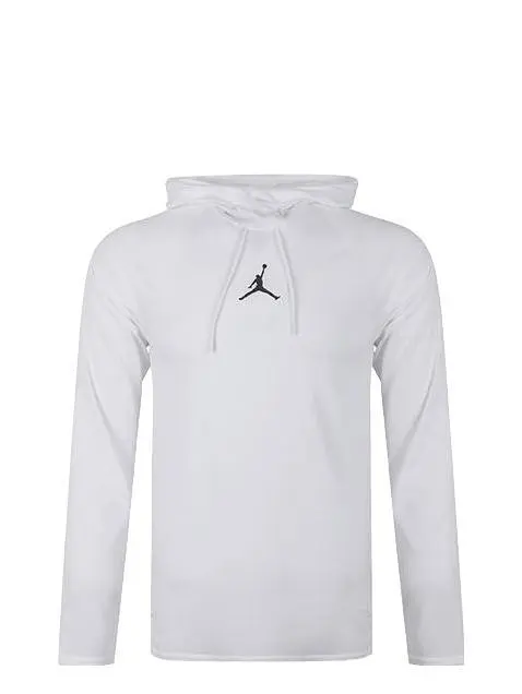 JORDAN Dri-fit Alpha Flying Logo Hoodie - White