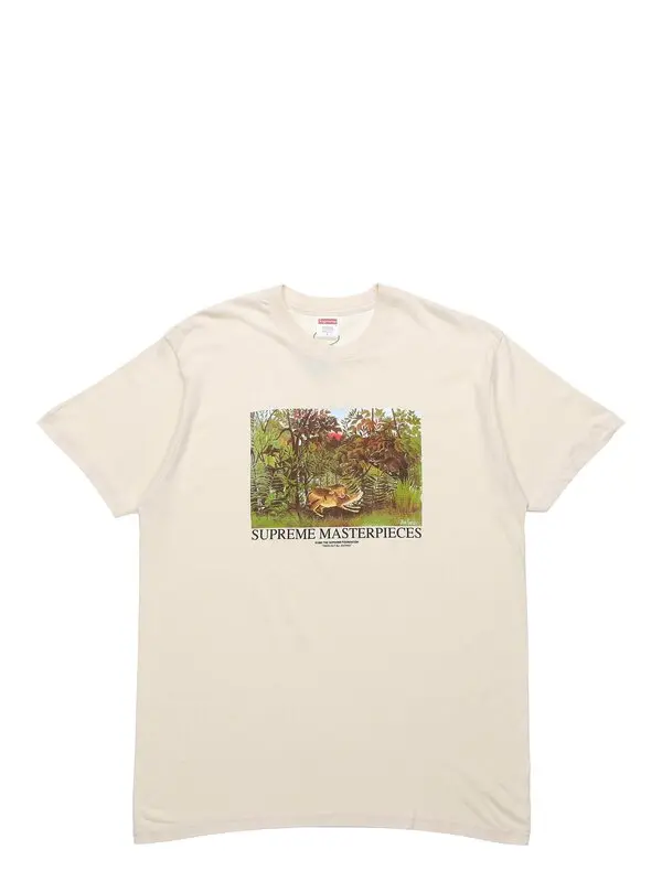 Supreme Ss20 Week 1 Masterpieces Tee - Creamyellow