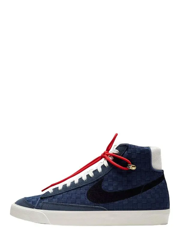 Nike Blazer Mid '77 Vintage 'sashiko' High Top Sneakers - Blue