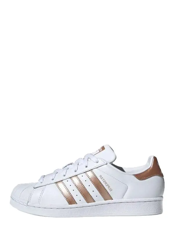 Adidas Superstar "copper Metal" Sneakers - Ftwwht/coppmt/cblack