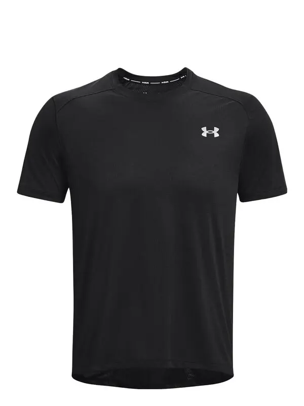 Under Armour Coolswitch Run Short Sleeve T-shirt 'black - Black/reflective