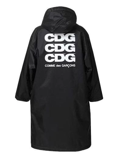 Comme Des Garçons Bench Boa Lined Coat - Black