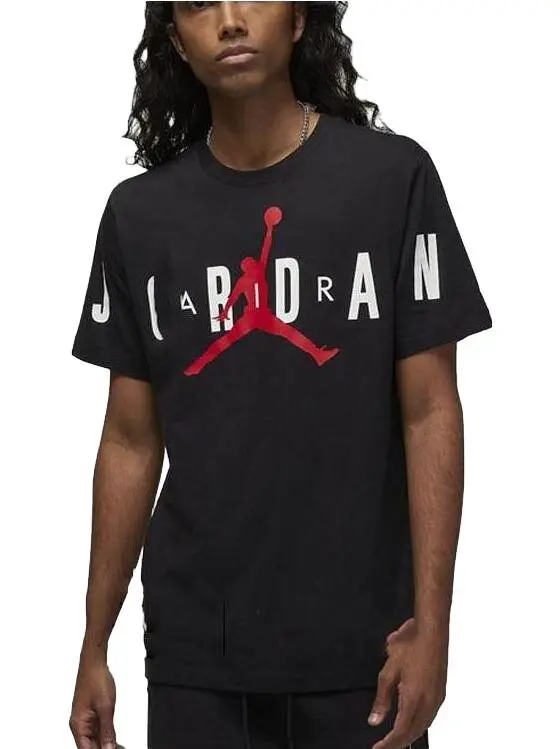 JORDAN Jumpman Stretch T-shirt 'black - Black/multi-color