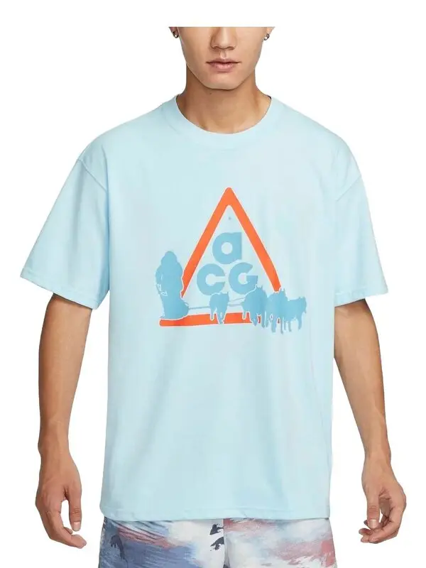 Nike X Dri-fit Graphic T-shirt Asia Sizing - Ice Blue
