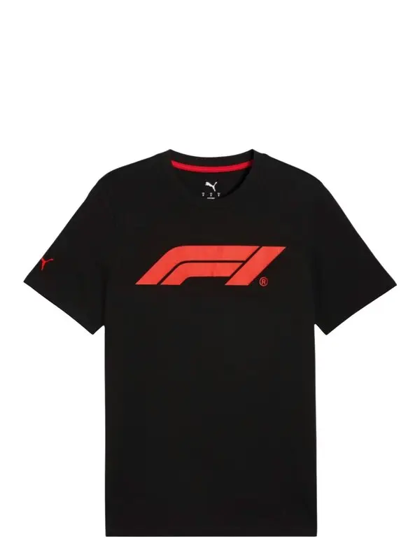 PUMA F1 Essentials Logo T-shirt Regular Fit - Black