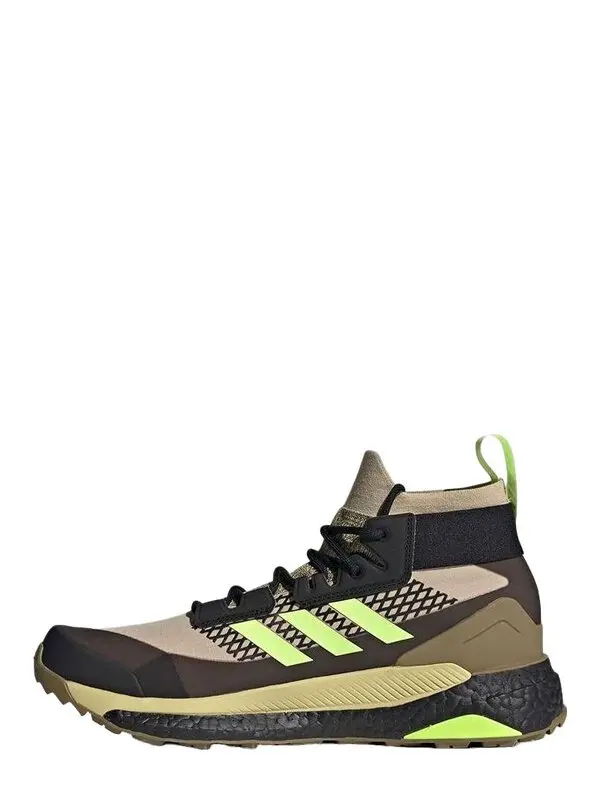 Adidas Terrex Free Hiker Gtx High Top Sneakers - Savanna/hi-res Yellow/core Black