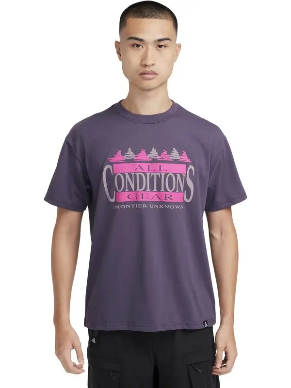 Nike X Dri-fit T-shirt 'purple - Purple/pink