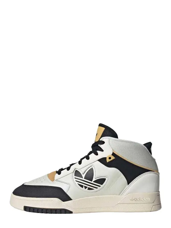 Adidas Drop Step Xl 2.0 High Top Sneakers - White/black/yellow