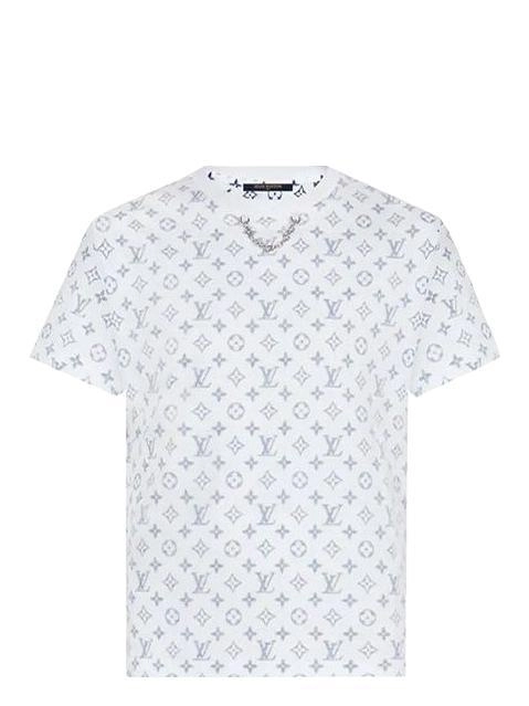 LOUIS VUITTON Ss22 Collar Chain Logo Short Sleeve - White